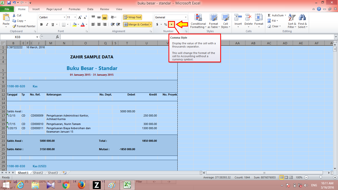 Export Laporan ke Excel, Format Angka Jadi Terpisah-pisah Export Laporan ke Excel, Format Angka Jadi Terpisah-pisah