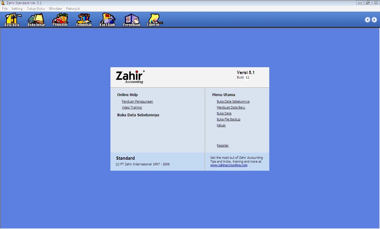 Panduan Instal Program Zahir Accounting - PT Zahir Internasional